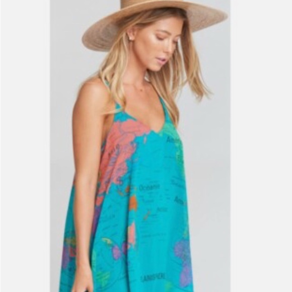 Show Me Your MuMu | Dresses | Show Me Your Mumu Colorful World Map Mini ...